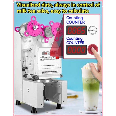 Fully Automatic Milk Tea Sealing Machine Disposable Cup Sealing