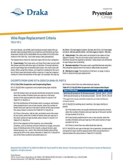 Tech Tip 2 Pdf Pdf Elevator Wire