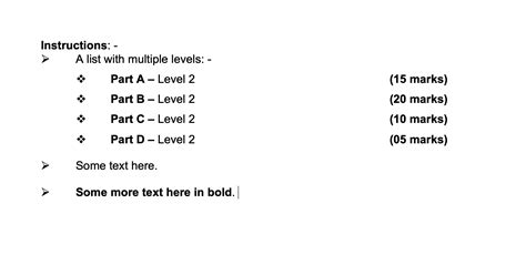 Generating Multi Level Lists In Word With Bullets Using Officer In R