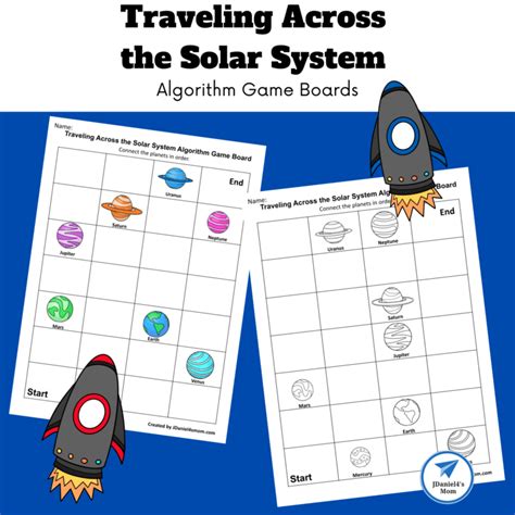 Traveling Across The Solar System Algorithm Game Boards Jdaniel4s Mom