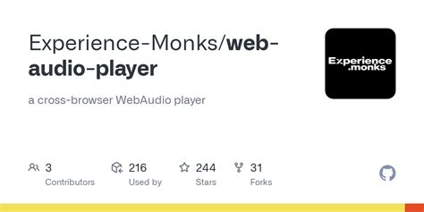 Github Experience Monksweb Audio Player A Cross Browser Webaudio Player