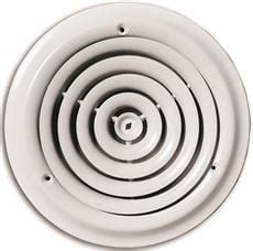 TruAire In White Round Ceiling Diffuser Duct Opening Measurement Walmart Com