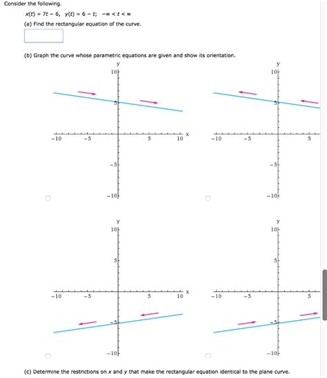 Solved Consider The Following A Find The Rectangular Chegg