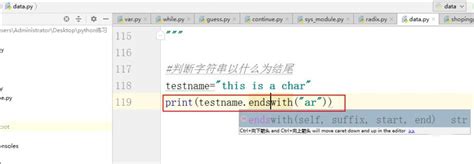 python判断字符串以什么结尾的方法 编程语言 亿速云