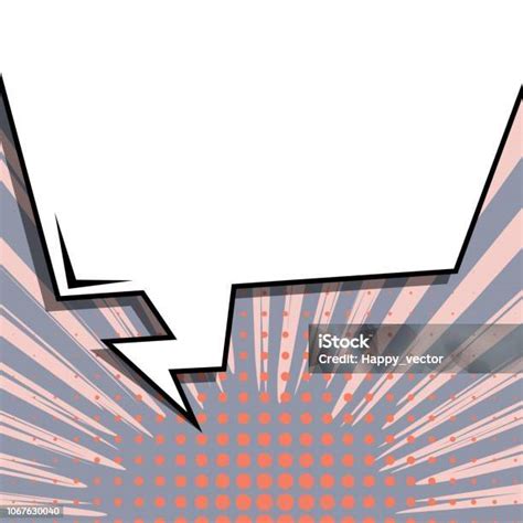 추상 창조적인 개념 벡터 만화 팝 아트 스타일 빈 구름 기둥과 고립된 점 배경 레이아웃 템플릿 판매 배너 빈 음성 버블 세트 그림 하프톤도 서 디자인 개체 그룹에 대한 스톡