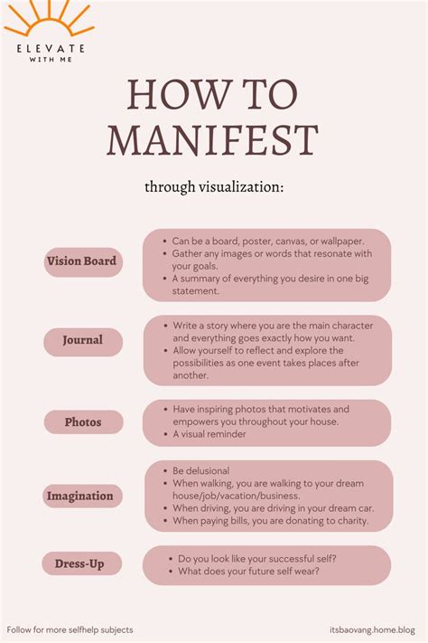 boost your manifestation with visualization techniques