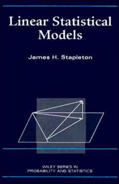 Linear Statistical Models PDF