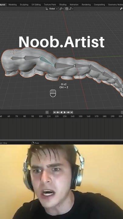 noob vs pro artist animating tentacles blendertutorial blender