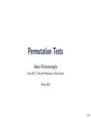 Understanding Permutation Tests In Data Science Techniques And