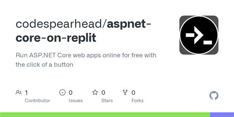 Github Codespearheadaspnet Core On Replit Run Aspnet Core Web Apps Online For Free With The