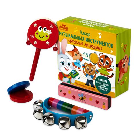 Набор музыкальных инструментов Лесная мастерская Весёлые мелодии купить ...