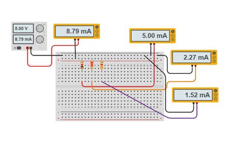 Circuit Design Exp 4 Kcl Cdr Tinkercad