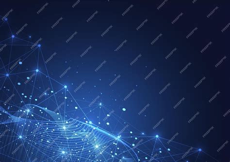 Premium Vector Abstract Technology Background With Big Data Internet