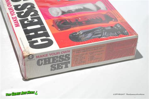 Make Your Own Chess Set Evercoat 1973 New W Dried Contents The Games Are Here