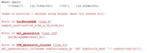 index in position 1 exceeds array bounds must not exceed 811 解决 matlab csdn专栏