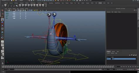 [maya] cartoon character rigging 3d gumshoe