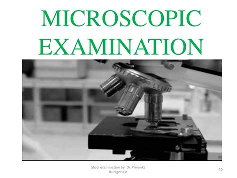 Routine Examination Of Stool