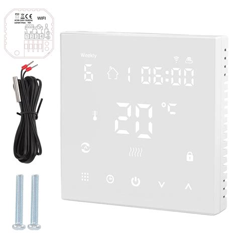 Smart Thermostat Touch Screen Wifi Timing Switch Mobile Phone Control Digital Display Thermostat