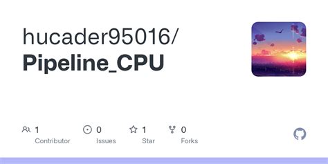 github hucader95016 pipeline cpu