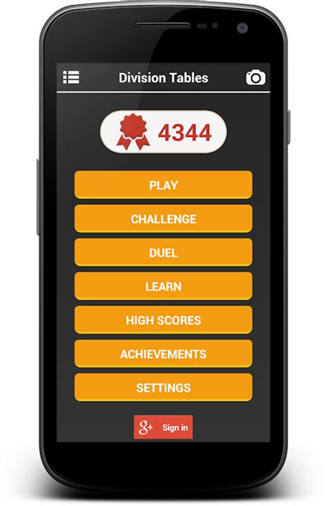 Android Için Division Tables Learn Math Apk İndir
