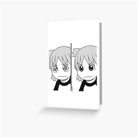 Yotsubaand Manga Yotsuba Kowai Crying Greeting Card By Aavelapsi Redbubble