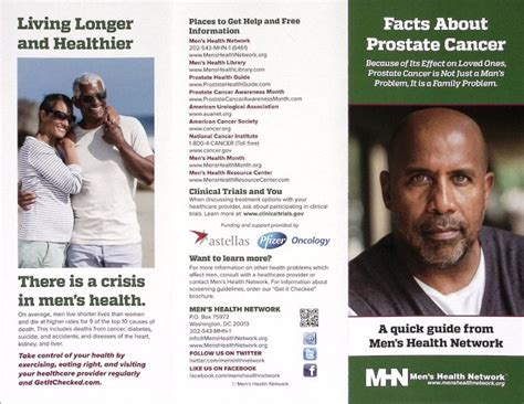 Prostate Cancer Awareness Mens Health Network