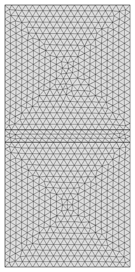 Fem Model Scheme And The Mesh Domain Download Scientific Diagram