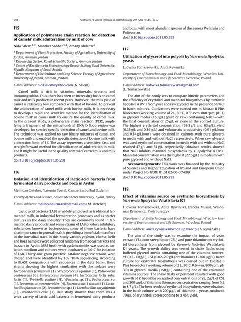 Pdf Isolation And Identification Of Lactic Acid Bacteria From Fermented Dairy Products And