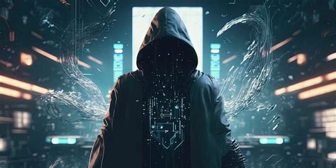 Premium Photo Anonymous Cyberpunk Hacker Ai Generated
