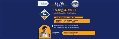 Scaled Agile Framework Leading Safe Sa 5 0 Certification Online