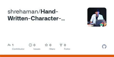 Github Shrehamanhand Written Character Recognition