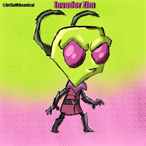 Invader Zim Fanart By Me R Invaderzim