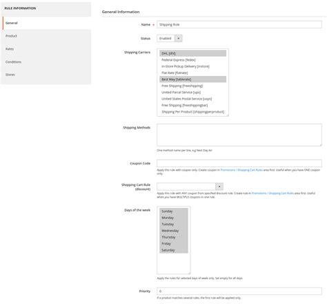 User Guide Magento Shipping Rules Extension