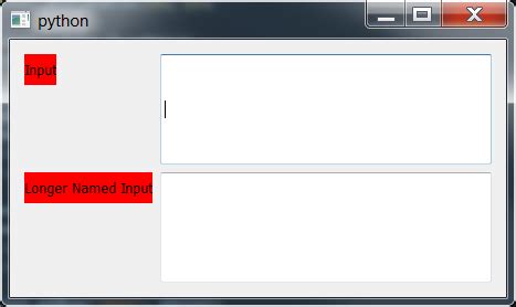 Qt Set Vertical Alignment Of QFormLayout QLabel Stack Overflow