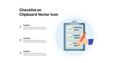 Checklist On Clipboard Vector Icon Powerpoint Templates Slides And Graphics