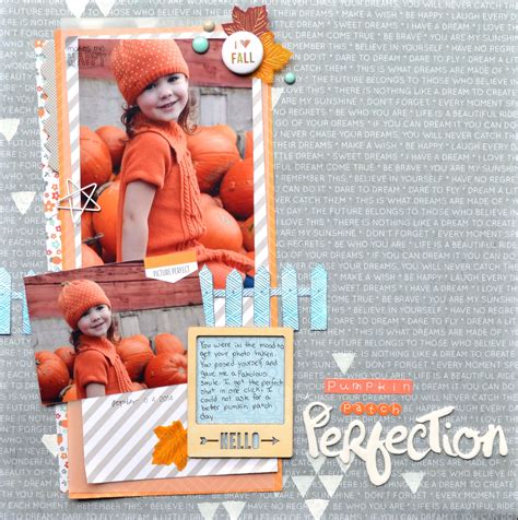 Pumpkin Patch Perfection Fall Scrapbook Layouts Fall Scrapbook Scrapbook
