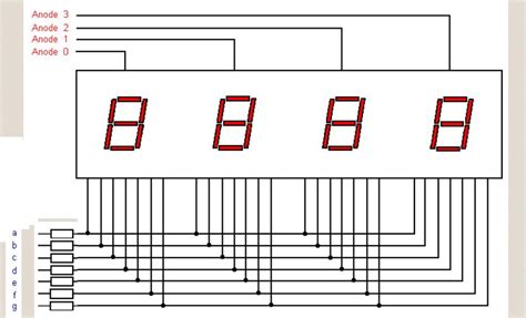 Outils Fab Comp Fabriquer Un Afficheur Led Segment Chiffres Et Le Connecter A Un Compteur