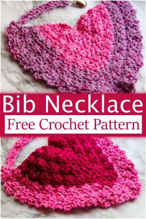 15 Free Crochet Bib Patterns Diy Crafts