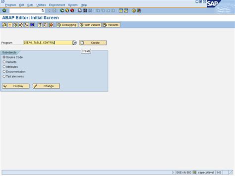 The ABAP Manipulation Of Table Control
