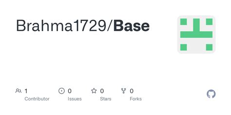 GitHub Brahma Base