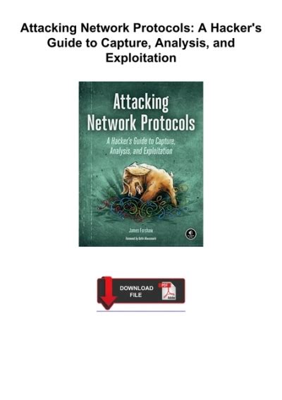 Downloadpdf Attacking Network Protocols A Hackers Guide To Capture Analysis And Exploitation