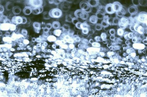 Premium Photo Background Bokeh Blue Rings Texture Blurred Background Defocusing Blue Abstract