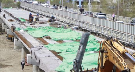 Зайсангийн төмөр бетон гүүрийн өргөтгөл шинэчлэлийн ажил үргэлжилж байна