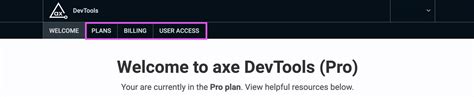 Axe DevTools Buy Subscriptions And Manage Users Deque