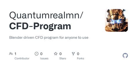 Github Quantumrealmncfd Program Blender Driven Cfd Program For