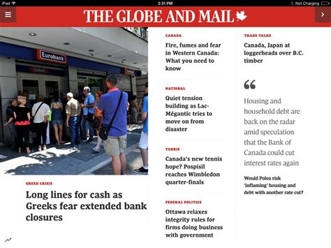 Here S What S New In The Latest Globe App Update The Globe And Mail