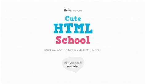 Cute Html School