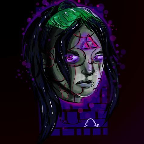 Billie Eilish Headshot By Lukiblackart On Deviantart