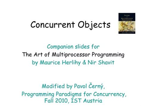 Ppt Concurrent Objects Powerpoint Presentation Free Download Id