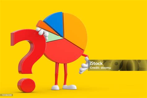 정보 그래픽 비즈니스 파이 차트 빨간색 물음표 기호를 가진 캐릭터 사람 3d 렌더링 0명에 대한 스톡 사진 및 기타 이미지 0명 검색 노랑 Istock